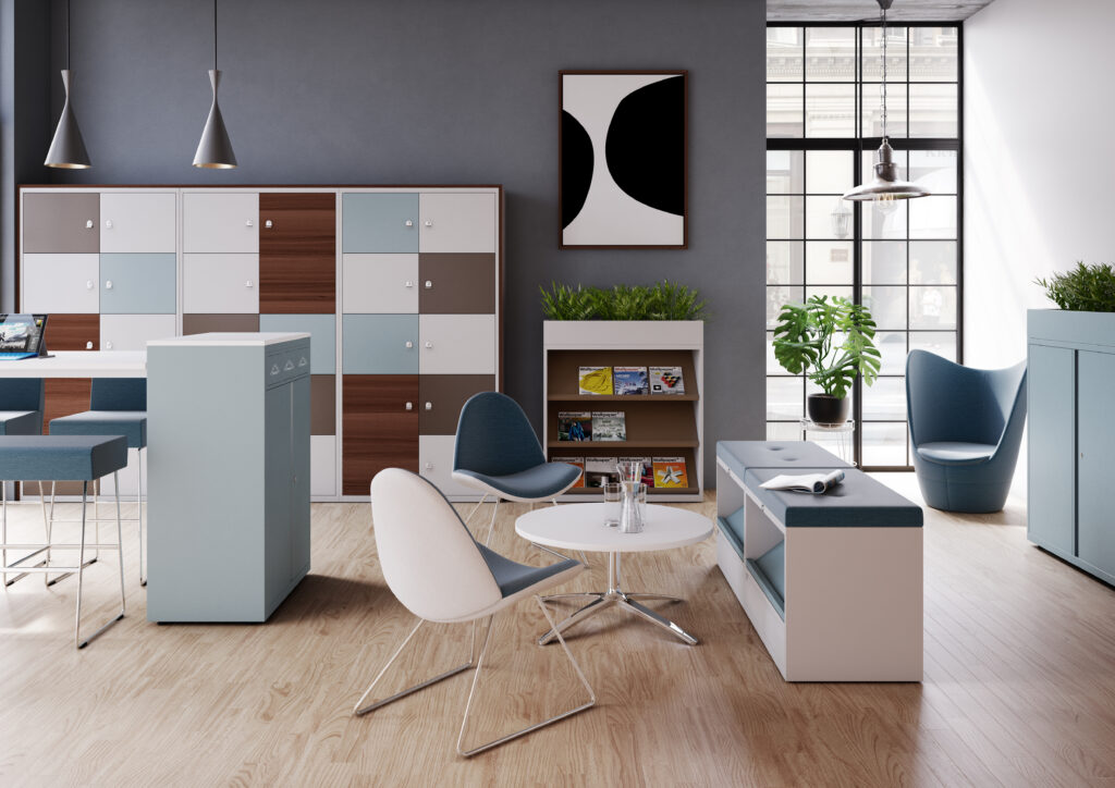 Bisley LateralFile Lockers - Bushell Interiors