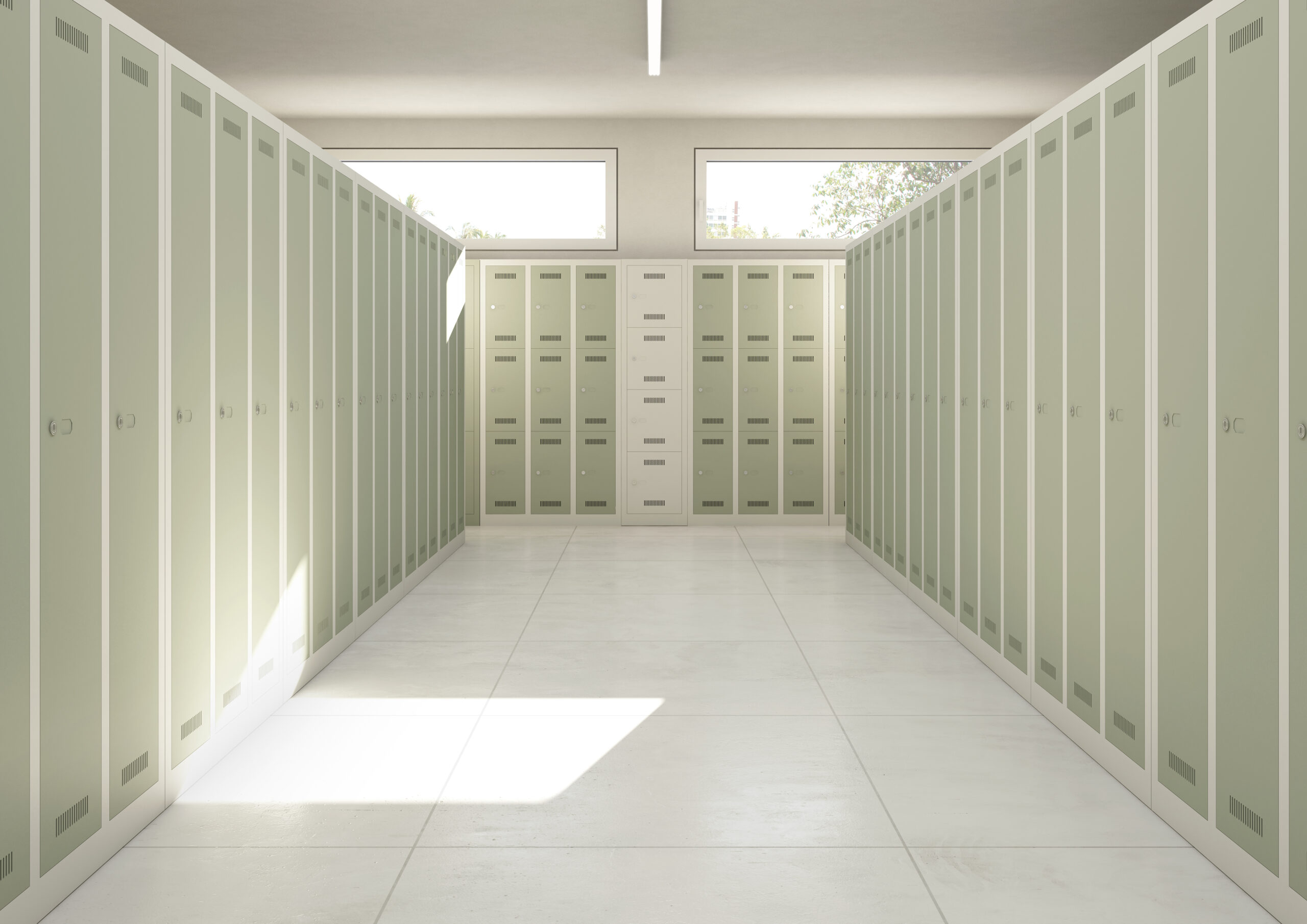 Bisley MonoBloc Lockers - Bushell Interiors