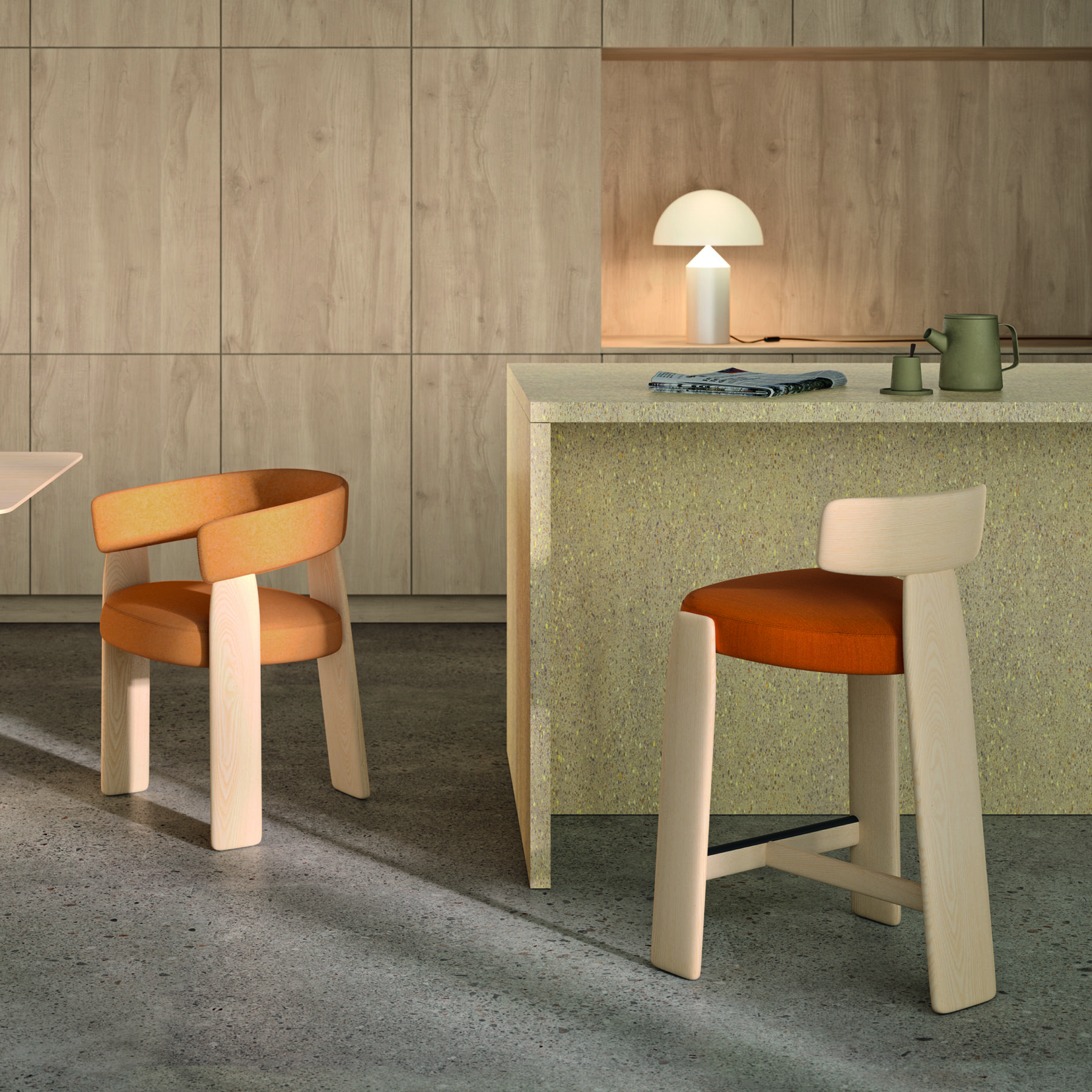 Andreu World Oru Chair - Bushell Interiors