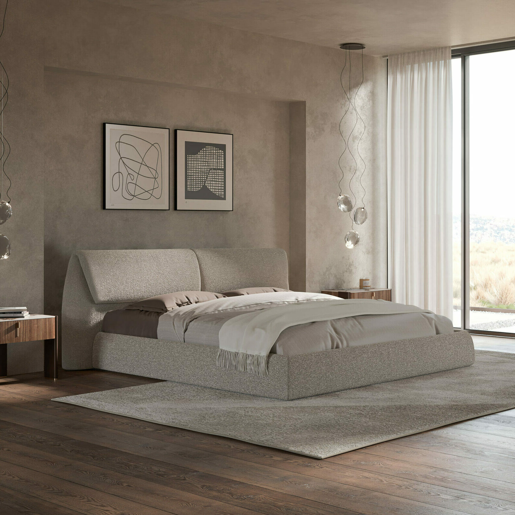 Cattelan Italia Simon Bed - Bushell Interiors